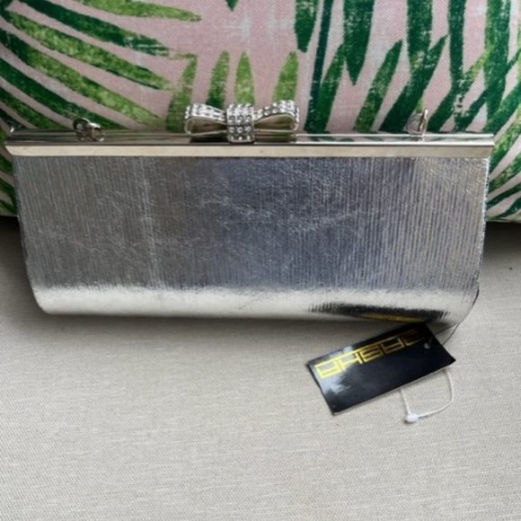 Sasha | Bags | Nwt Sasha Silver Clutch Bag | Poshmark